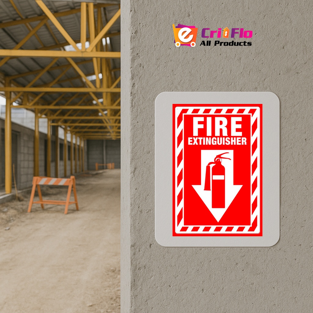 ⚠️ INDICATOARE 🛑 Indicator Sign extinguisher, Sticker autocolant ️