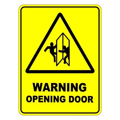 ⚠️ INDICATOARE 🛑 Indicator Warning Opening Door Safety Sign, Sticker ...