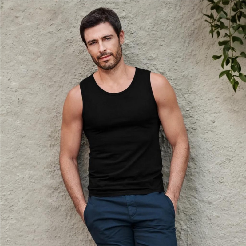 👕 Maiou Bărbați Premium 🌈 5 culori 🌈 LIVRARE RAPIDĂ ! ️