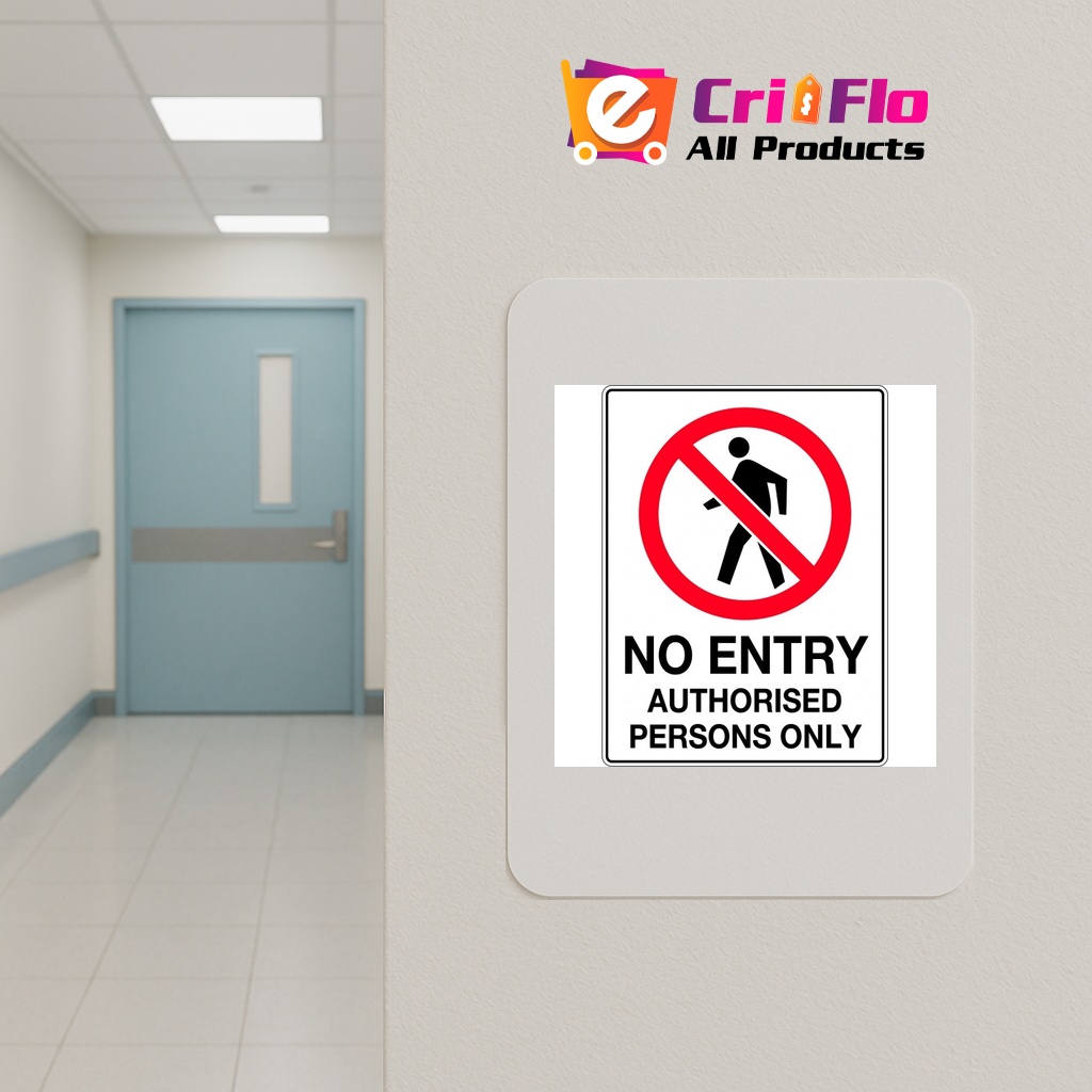 ⚠️ INDICATOARE 🛑 Indicator No Entry Authorised Persons Only Sign ...