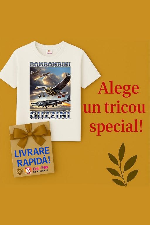 Tricou Dama Tralalero TraLaLa cu Bombombini Guzzini Italian Brainrot Meme