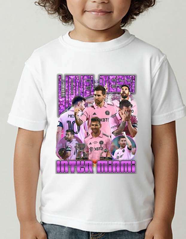 Tricou pentru copii - Lionel Messi - Inter Miami - Lionel Messi, Inter ...