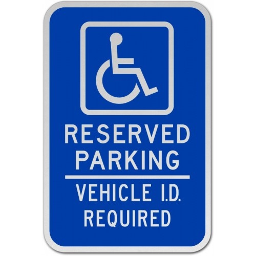 ⚠️ INDICATOARE 🛑 Indicator Reserved Vehicle ID Required Sign, Sticker ...