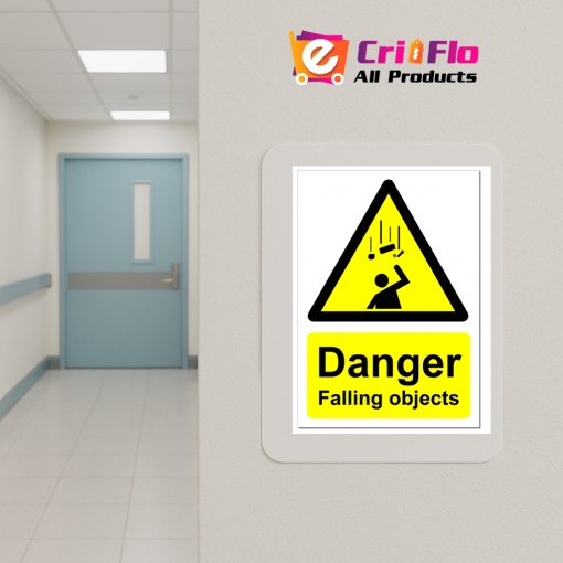 ⚠️ INDICATOARE 🛑 Indicator Sign danger falling objects, Sticker ...