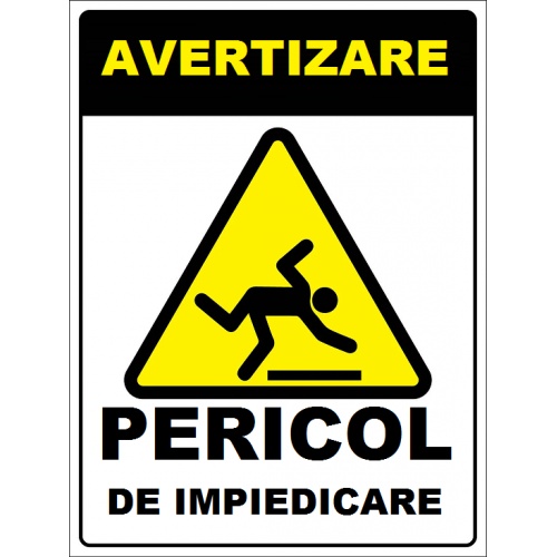 ⚠️ INDICATOARE 🛑 Indicator Pentru pericol de impiedicare, Sticker ...