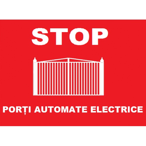 ⚠️ INDICATOARE 🛑 Indicator pentru porti automate electrice, Sticker ...