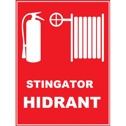 ⚠️ INDICATOARE 🛑 Indicator Pentru stingator cu hidrant, Sticker ...