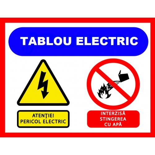 ⚠️ INDICATOARE 🛑 Indicator Pentru tablou electric atentie pericol ...