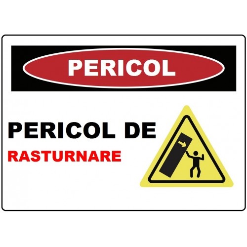 ⚠️ INDICATOARE 🛑 Indicator Pericol de rasturnare, Sticker autocolant ️