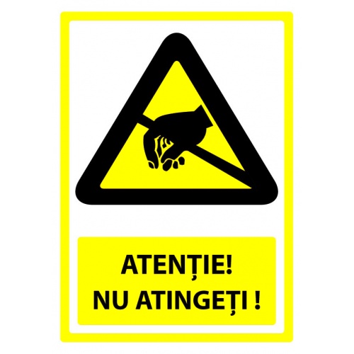 ⚠️ INDICATOARE 🛑 Indicator Semn nu atingeti, Sticker autocolant ️