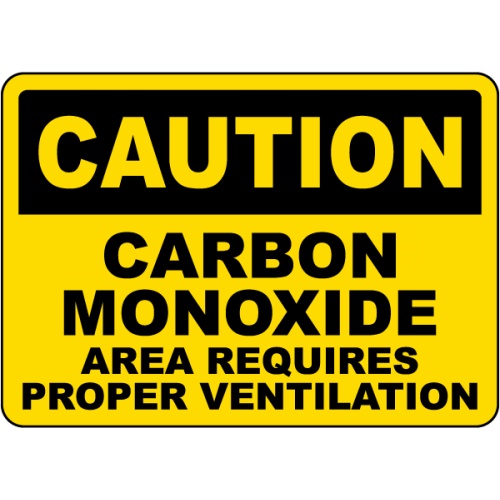⚠️ INDICATOARE 🛑 Indicator Caution Carbon Monoxide Area Sign, Sticker ...