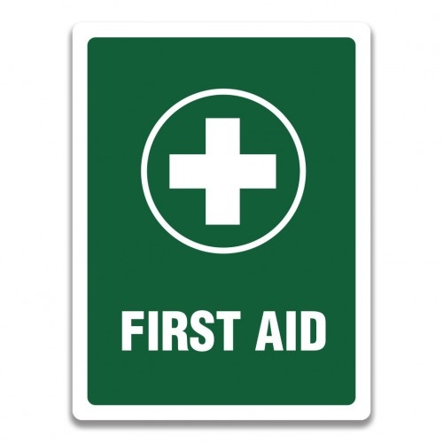 ⚠️ INDICATOARE 🛑 Indicator FIRST AID SIGN, Sticker autocolant ️