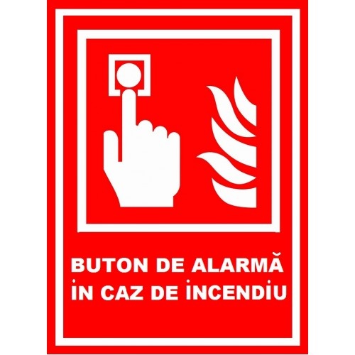 ⚠️ INDICATOARE 🛑 Indicator Pentru buton de alarma in caz de incendiu ...