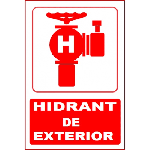 ⚠️ INDICATOARE 🛑 Indicator Pentru hidrant exterior, Sticker autocolant ️