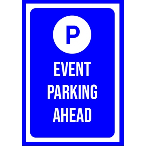 ⚠️ INDICATOARE 🛑 Indicator Event parking ahead sign, Sticker autocolant ️