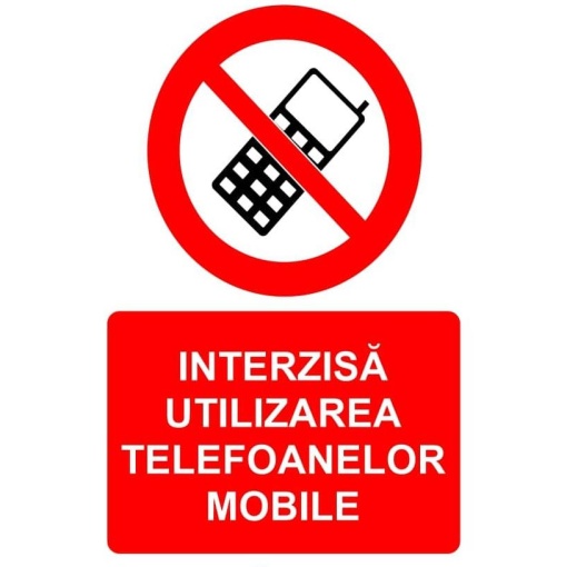 ⚠️ INDICATOARE 🛑 Indicator Interzisa utilizarea telefoanelor mobile ...