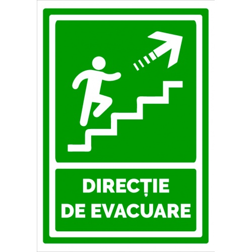 ⚠️ INDICATOARE 🛑 Indicator Semn pentru directie cu sageata de evacuare ...