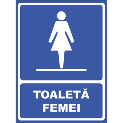 ⚠️ INDICATOARE 🛑 Indicator Toaleta femei (2), Sticker autocolant ️