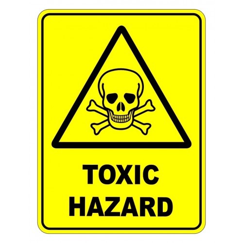 ⚠️ INDICATOARE 🛑 Indicator Toxic Hazard Warning Safety Sign, Sticker ...