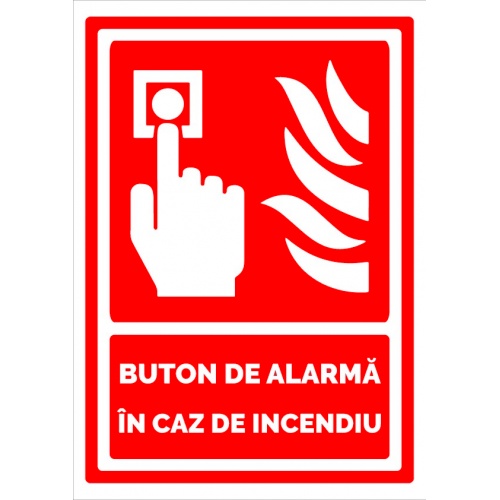 ⚠️ INDICATOARE 🛑 Indicator Rosu buton de alarma in caz de incendiu ...