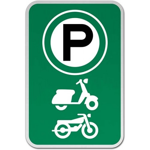 ⚠️ INDICATOARE 🛑 Indicator Scooter Parking Sign, Sticker autocolant ️
