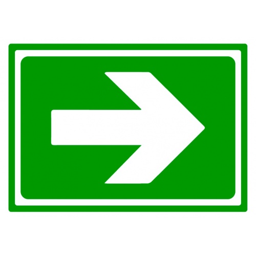 ⚠️ INDICATOARE 🛑 Indicator Pentru salvare cu sageata, Sticker autocolant ️