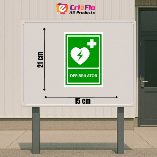 ⚠️ INDICATOARE 🛑 Indicator Semn pentru defibrilator, Sticker autocolant ️