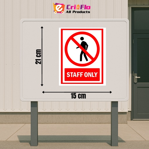 ⚠️ INDICATOARE 🛑 Indicator Sign staff only, Sticker autocolant ️