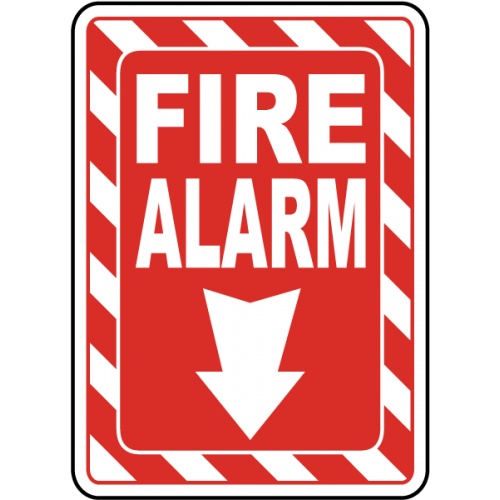 ⚠️ INDICATOARE 🛑 Indicator Fire Alarm, Sticker autocolant ️