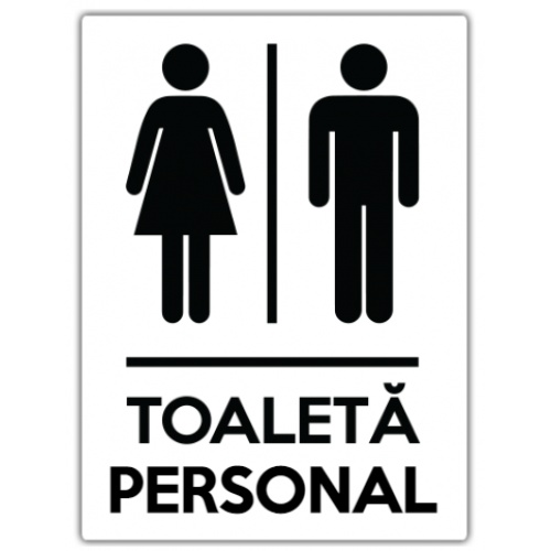 ⚠️ INDICATOARE 🛑 Indicator Toaleta personal, Sticker autocolant ️