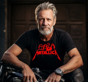 Tricou personalizat pentru barbati Trupa Rock METALLICA logo