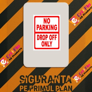 ⚠️ INDICATOARE 🛑 Indicator No parking drop off only sign, Sticker ...