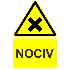 ⚠️ INDICATOARE 🛑 Indicator Nociv indicator de avertizare, Sticker ...