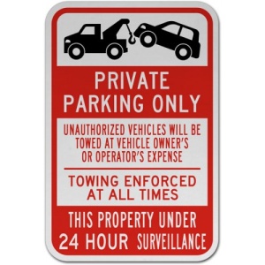 ⚠️ INDICATOARE 🛑 Indicator Private Parking Only Sign, Sticker autocolant ️