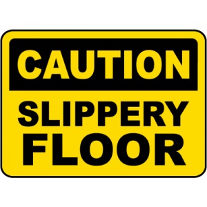 ⚠️ INDICATOARE 🛑 Indicator Caution Slippery Floor Sign, Sticker ...