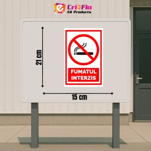 ⚠️ INDICATOARE 🛑 Indicator Semn pentru interzicere fumatul interzis ...