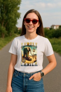 Tricou Dama Tralalero TraLaLa cu Lirili Larila Funny Italian Brainrot ...