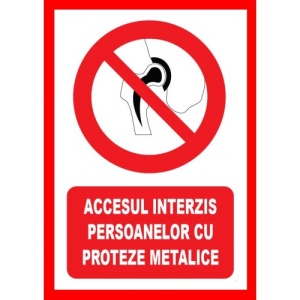 ⚠️ INDICATOARE 🛑 Indicator Accesul interzis persoanelor cu proteze ...
