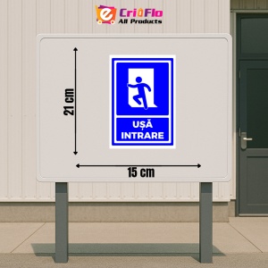 ⚠️ INDICATOARE 🛑 Indicator Semn de usa de intrare, Sticker autocolant ️