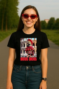 Tricou Dama Tralalero TraLaLa cu Bicus Dicus Italian Brainrot Meme