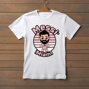 Tricou personalizat pentru copii Lionel Messi Inter Miami Avatar Logo 2