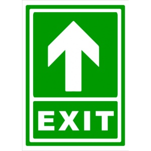⚠️ INDICATOARE 🛑 Indicator Semn pentru directie cu sageata de evacuare ...