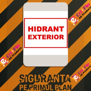 ⚠️ INDICATOARE 🛑 Indicator Semn pentru hidrant exterior, Sticker ...