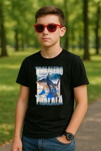 Tricou Copii Tralalelo Tra la la Tralalero Tralala Bootleg Brainrot ...