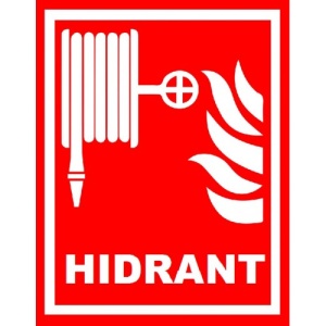 ⚠️ INDICATOARE 🛑 Indicator De semnalizare hidrant, Sticker autocolant ️