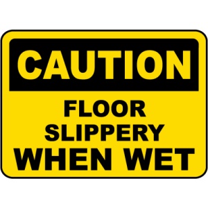 ⚠️ INDICATOARE 🛑 Indicator Floor Slippery When Wet Sign, Sticker ...