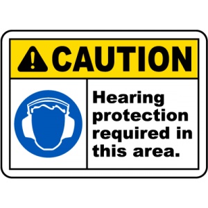 ⚠️ INDICATOARE 🛑 Indicator Hearing Protection Required Sign, Sticker ...