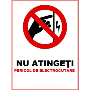 ⚠️ INDICATOARE 🛑 Indicator Nu atingeti pericol de electrocutare ...