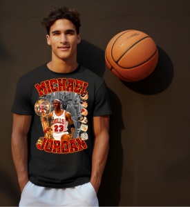 Tricou personalizat pentru barbati NBA Michael Jordan 23