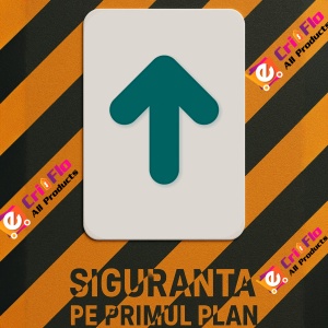 ⚠️ INDICATOARE 🛑 Indicator Sageata verde inainte, Sticker autocolant ️